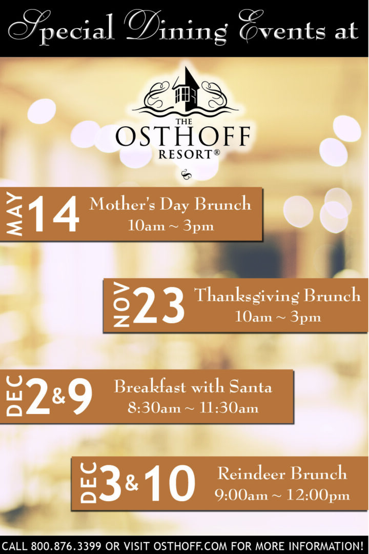 Special Dining Events | The Osthoff Resort