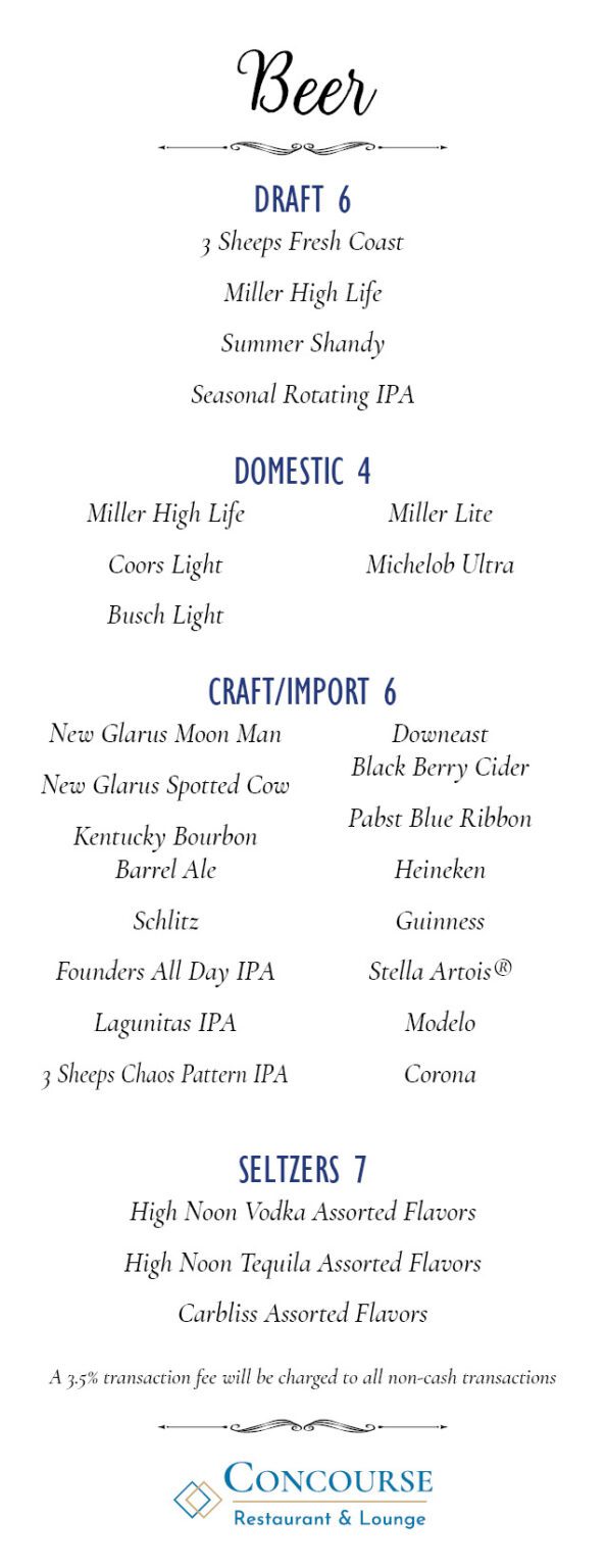 Concourse Restaurant & Lounge | The Osthoff Resort