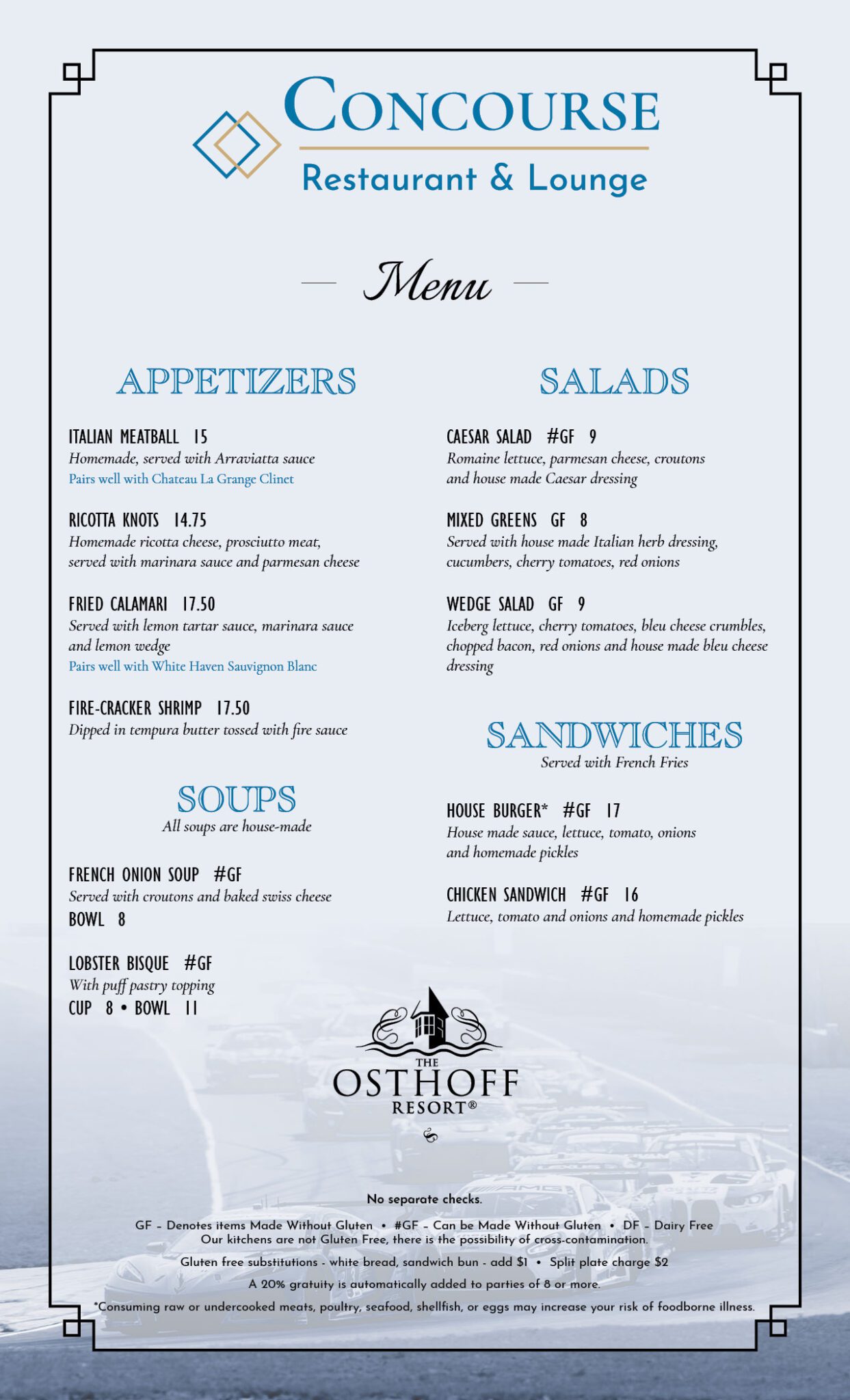 Concourse Restaurant & Lounge | The Osthoff Resort
