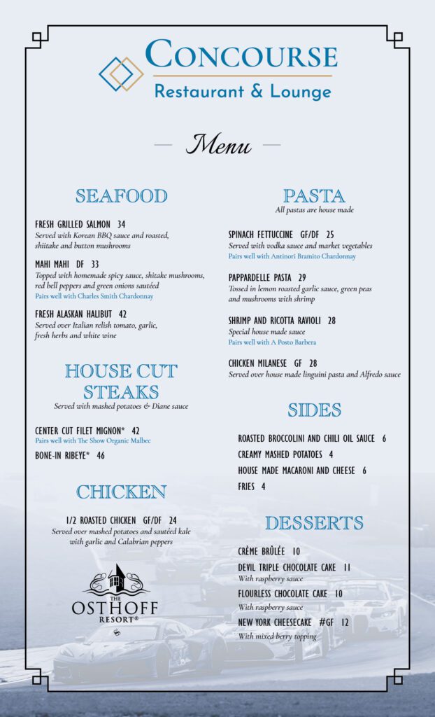 Concourse Restaurant & Lounge | The Osthoff Resort