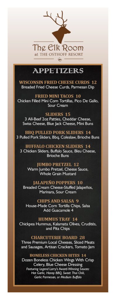 The Elk Room | The Osthoff Resort