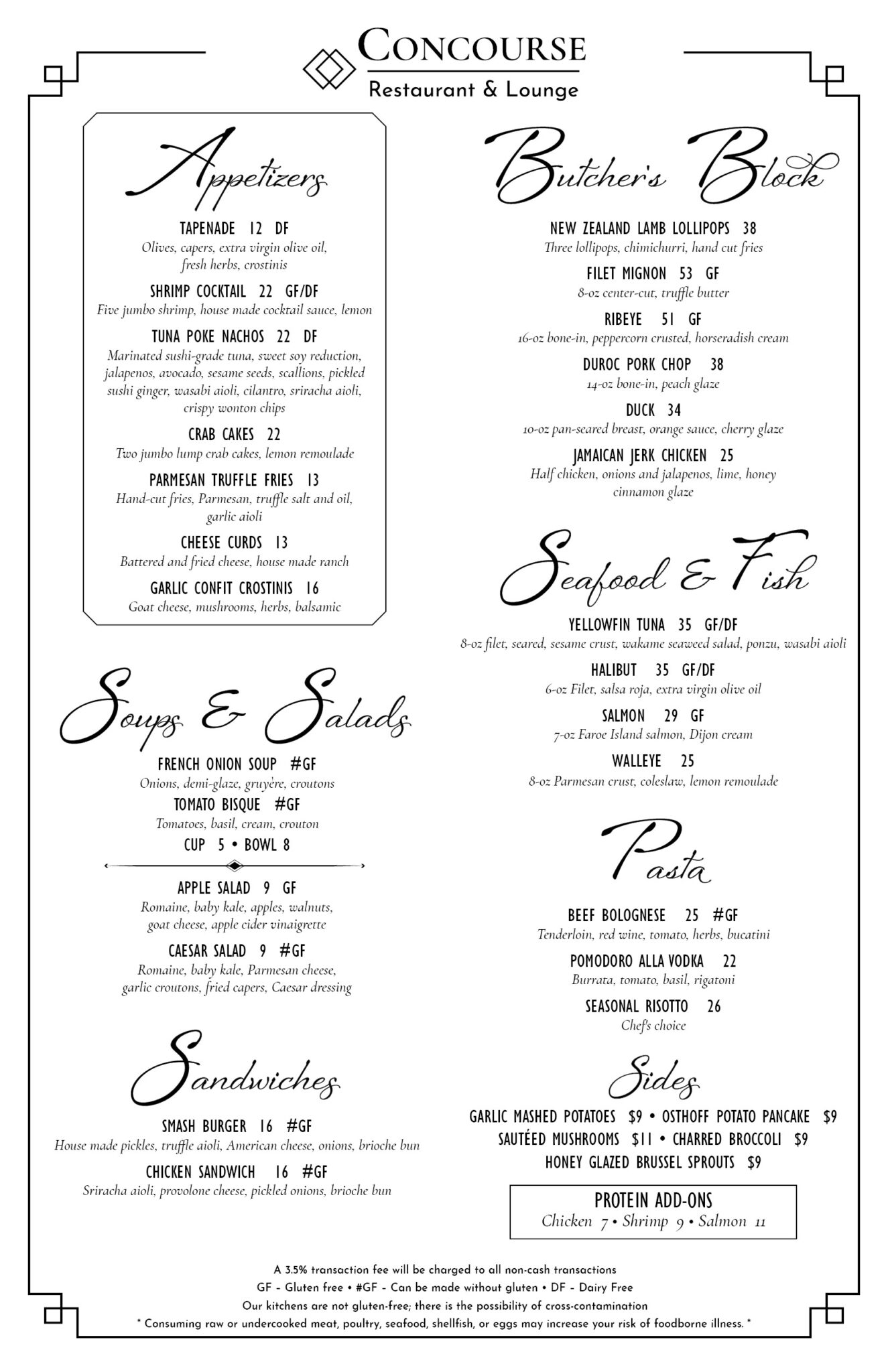 Concourse Restaurant & Lounge | The Osthoff Resort