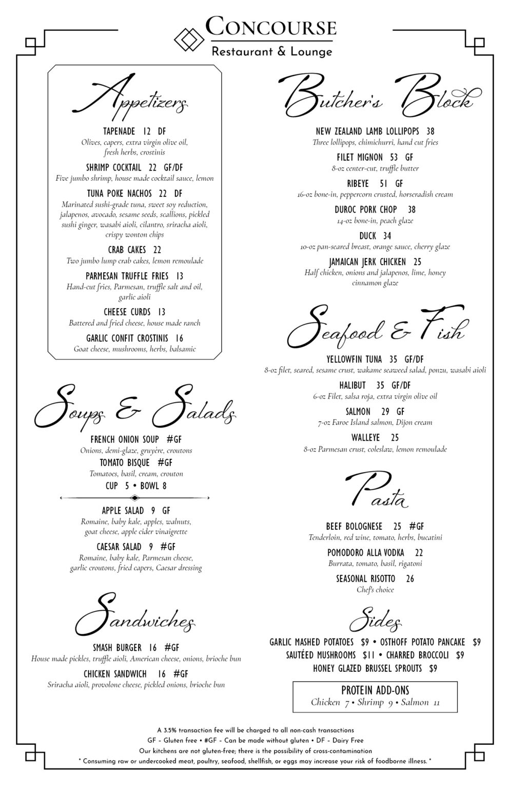 Concourse Restaurant & Lounge | The Osthoff Resort