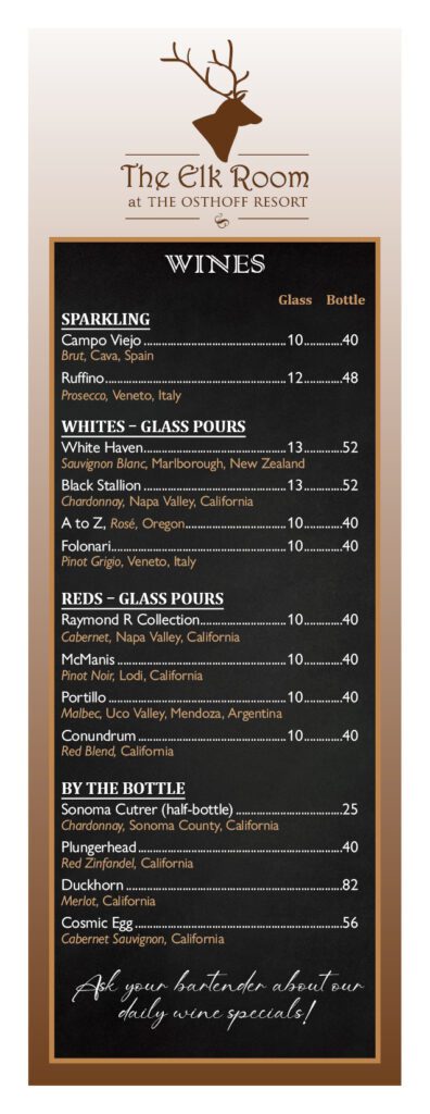 The Elk Room | The Osthoff Resort and Spa