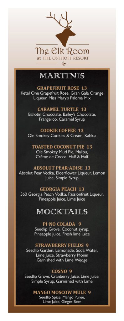 The Elk Room | The Osthoff Resort