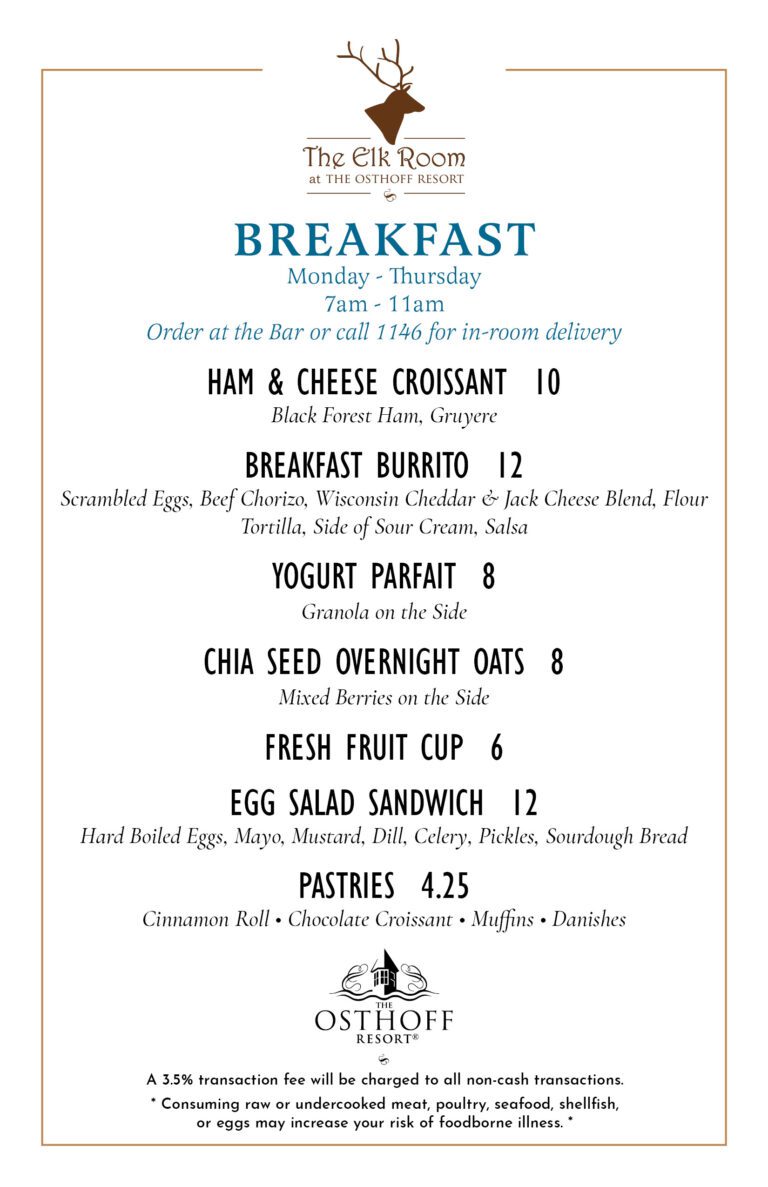 The Elk Room | The Osthoff Resort and Spa