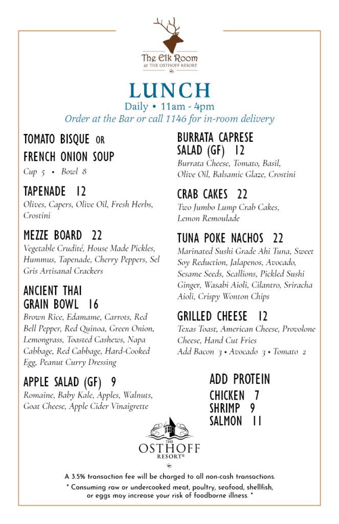 The Elk Room | The Osthoff Resort