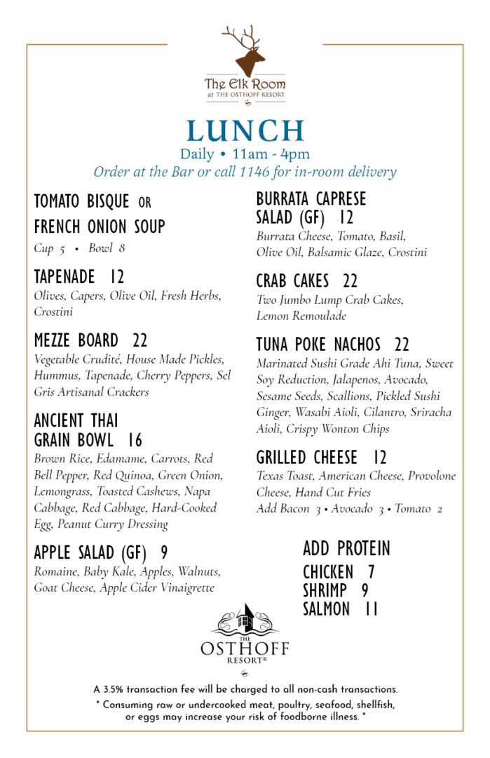 The Elk Room | The Osthoff Resort