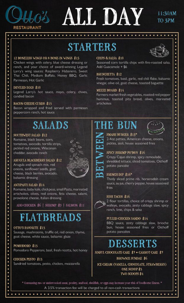 Otto’s Restaurant | The Osthoff Resort