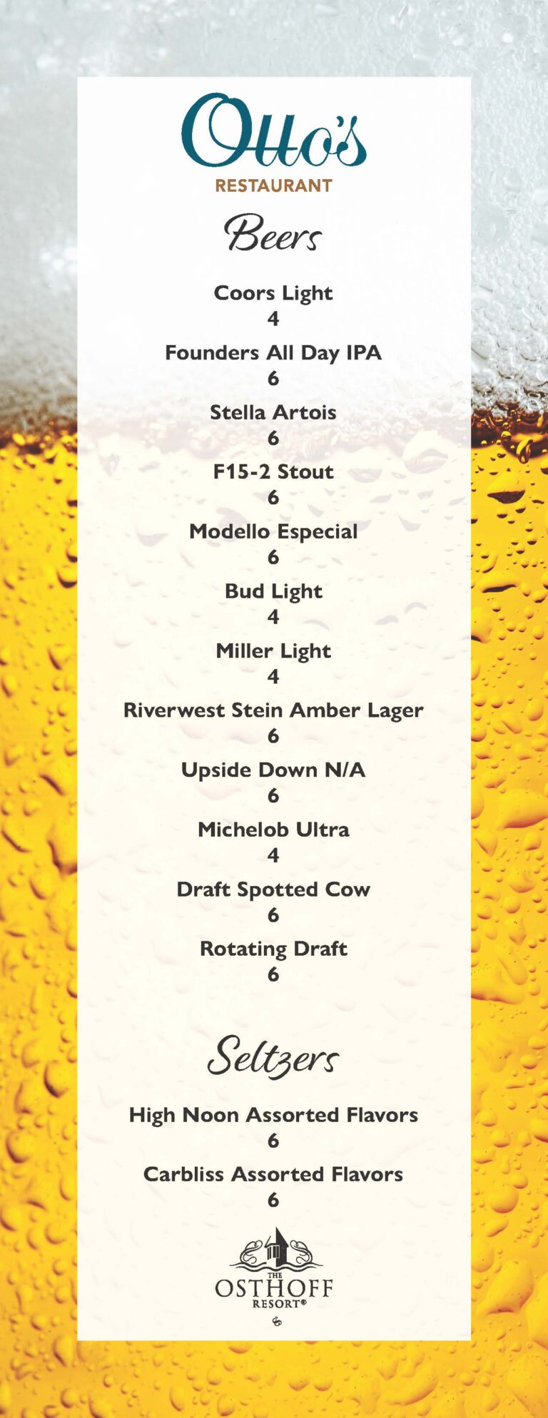 Otto’s Restaurant | The Osthoff Resort