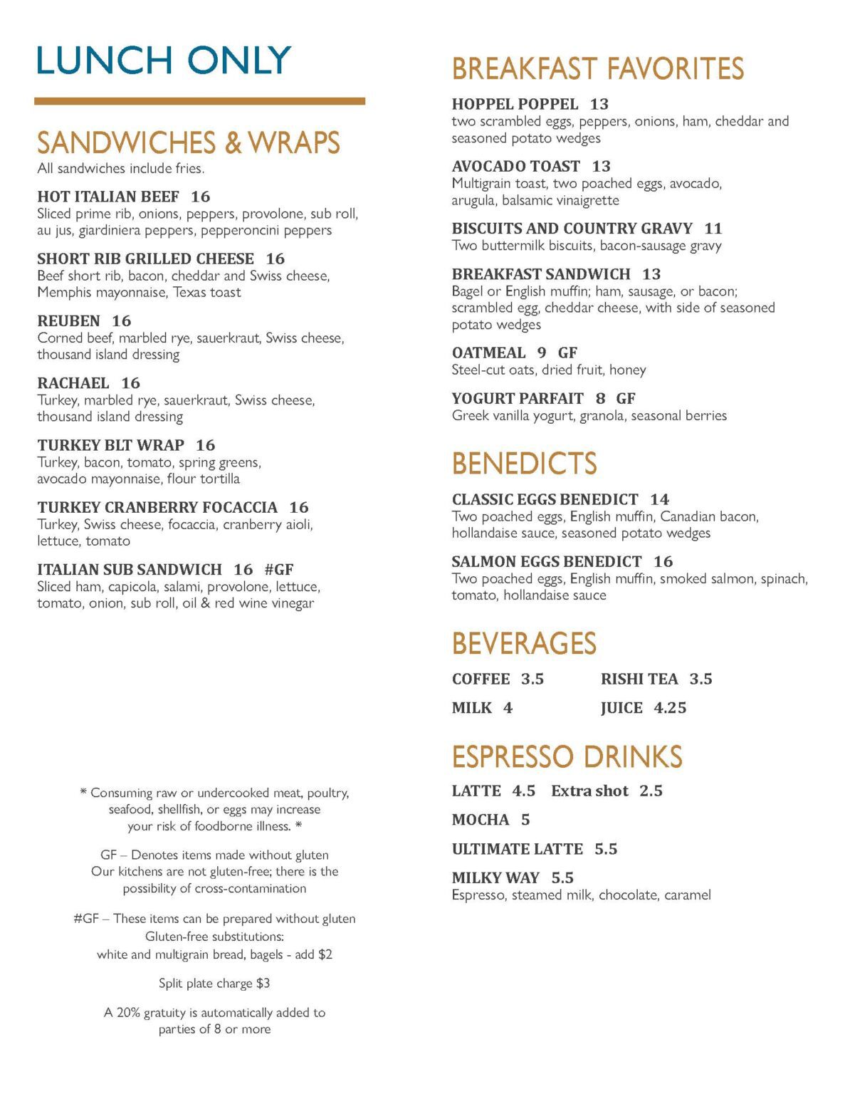 Otto’s Restaurant | The Osthoff Resort