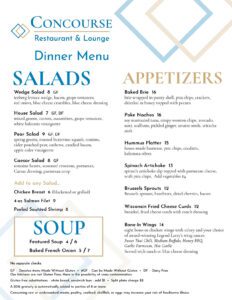 Concourse Restaurant & Lounge | The Osthoff Resort